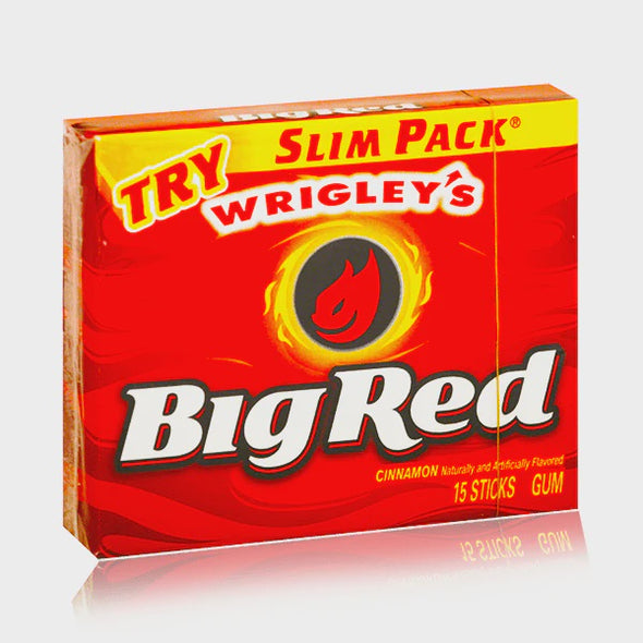 Wrigley's Big Red Cinnamon Gum - Slim Pack 15 Sticks | The Highway ...